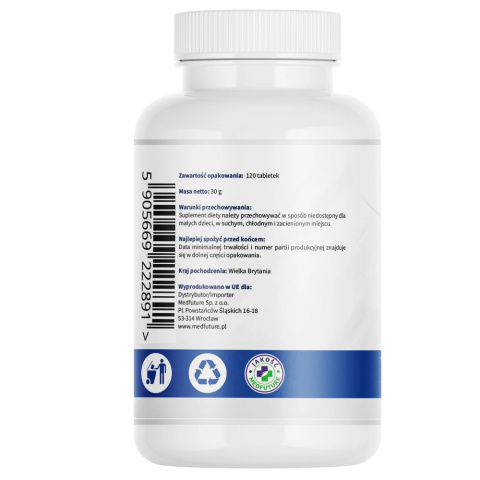 Chromium Chrom 1000 µg - 120 tabletek - sklep internetowy - Pharmashop24.pl